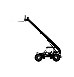 Telescopic handler Royalty Free Vector Image - VectorStock