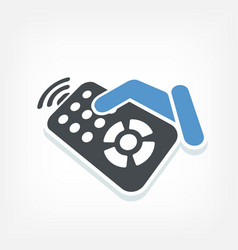 Remote home icon Royalty Free Vector Image - VectorStock