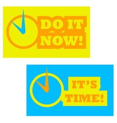 Telling time with clock educational activity Vector Image
