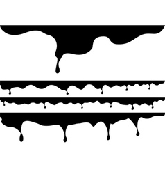 Dripping paint seamless Royalty Free Vector Image