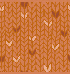 Seamless knit pattern Royalty Free Vector Image