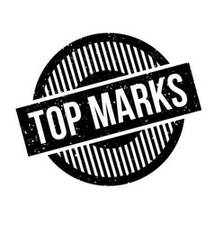 Top marks rubber stamp Royalty Free Vector Image