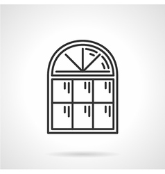 Window arched frames large collection Royalty Free Vector