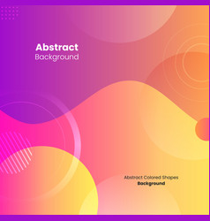 Abstract colored shapes certificate design Vector Image