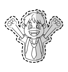 Isolated school boy design Royalty Free Vector Image