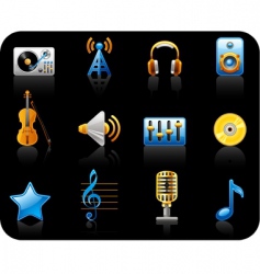 Music infographic and icon set of instruments Vector Image