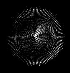 Abstract grayscale sphere mesh Royalty Free Vector Image