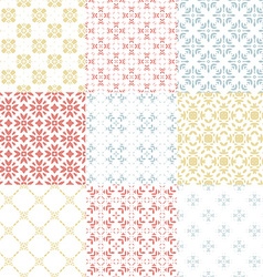 Pattern Set Royalty Free Vector Image - VectorStock