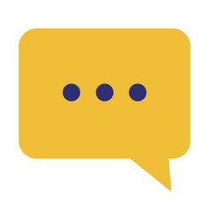 Speech bubble isolated icon Royalty Free Vector Image
