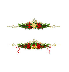 Christmas elements for your designs Royalty Free Vector