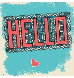 Hello Royalty Free Vector Image - VectorStock