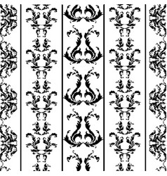 Baroque pattern elements Royalty Free Vector Image