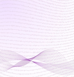Colorful violet wave Royalty Free Vector Image