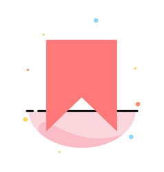 Flag instagram interface save tag bold and thin Vector Image