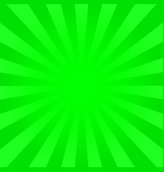 Bright green rays background Royalty Free Vector Image