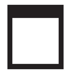Set different sizes hanging photo frame Royalty Free Vector