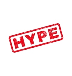 Hype text rubber stamp Royalty Free Vector Image