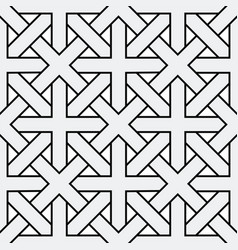 Viking seamless pattern - interweaved squares Vector Image