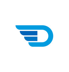 Letter d logo icon design Royalty Free Vector Image