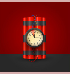 Time is a bomb Royalty Free Vector Image - VectorStock