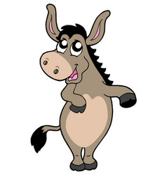 Donkey theme image 1 Royalty Free Vector Image