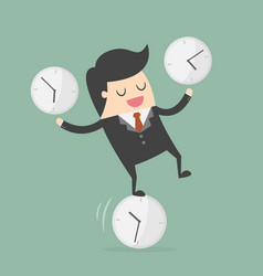 Late emoticon with watch Royalty Free Vector Image