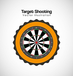 Target with bullets Royalty Free Vector Image - VectorStock
