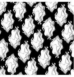 Abstract graphic fire Royalty Free Vector Image