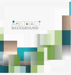 Abstract blocks template design background simple Vector Image