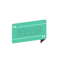 Quote text bubble Royalty Free Vector Image - VectorStock