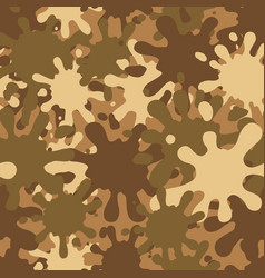 Camouflage pattern design element for poster Vector Image