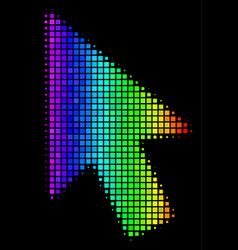 Colored dot mouse cursor icon Royalty Free Vector Image