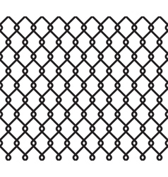 Metallic wired fence seamless pattern Royalty Free Vector