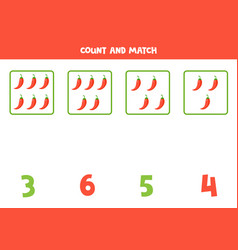 Math game for kids subtraction with red Royalty Free Vector