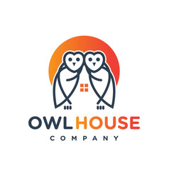 Two owls Royalty Free Vector Image - VectorStock