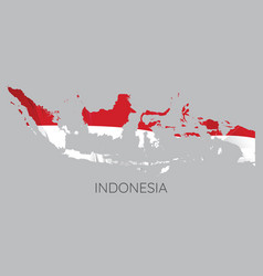 Sumatera utara indonesia map grey Royalty Free Vector Image