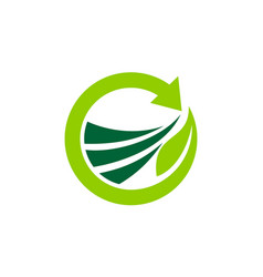 Cedar tree logo design template Royalty Free Vector Image