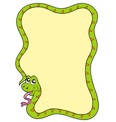 Snake frame 1 Royalty Free Vector Image - VectorStock