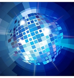 Explosion on a background with hexagons Royalty Free Vector