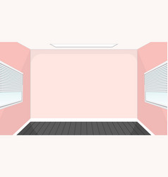 Room design with red curtain and seats Royalty Free Vector