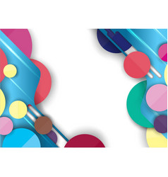 Colorful template background Royalty Free Vector Image