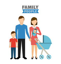 Family people Royalty Free Vector Image - VectorStock