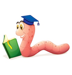 Detective book papercut design with investigator Vector Image