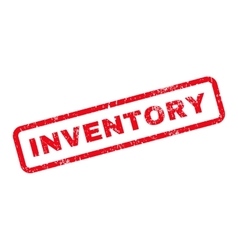 Inventory Text Rubber Stamp Royalty Free Vector Image