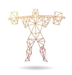 Racing cyclist abstract Royalty Free Vector Image