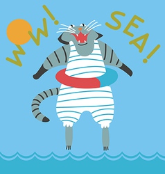 Sea wolf Royalty Free Vector Image - VectorStock