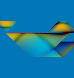 Dynamic triangle composition abstract background Vector Image