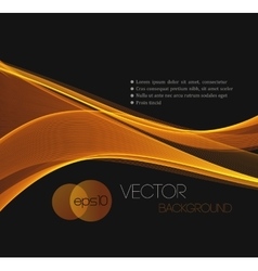 Smooth wave stream line abstract header layout Vector Image