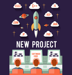 Start up new business project infographic Vector Image