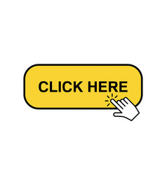 Blue button mouse click Royalty Free Vector Image